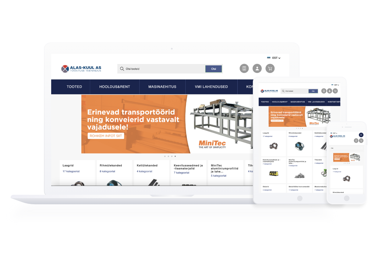 Alas-Kuul – Magento 1 e-pood – Lumav Commerce