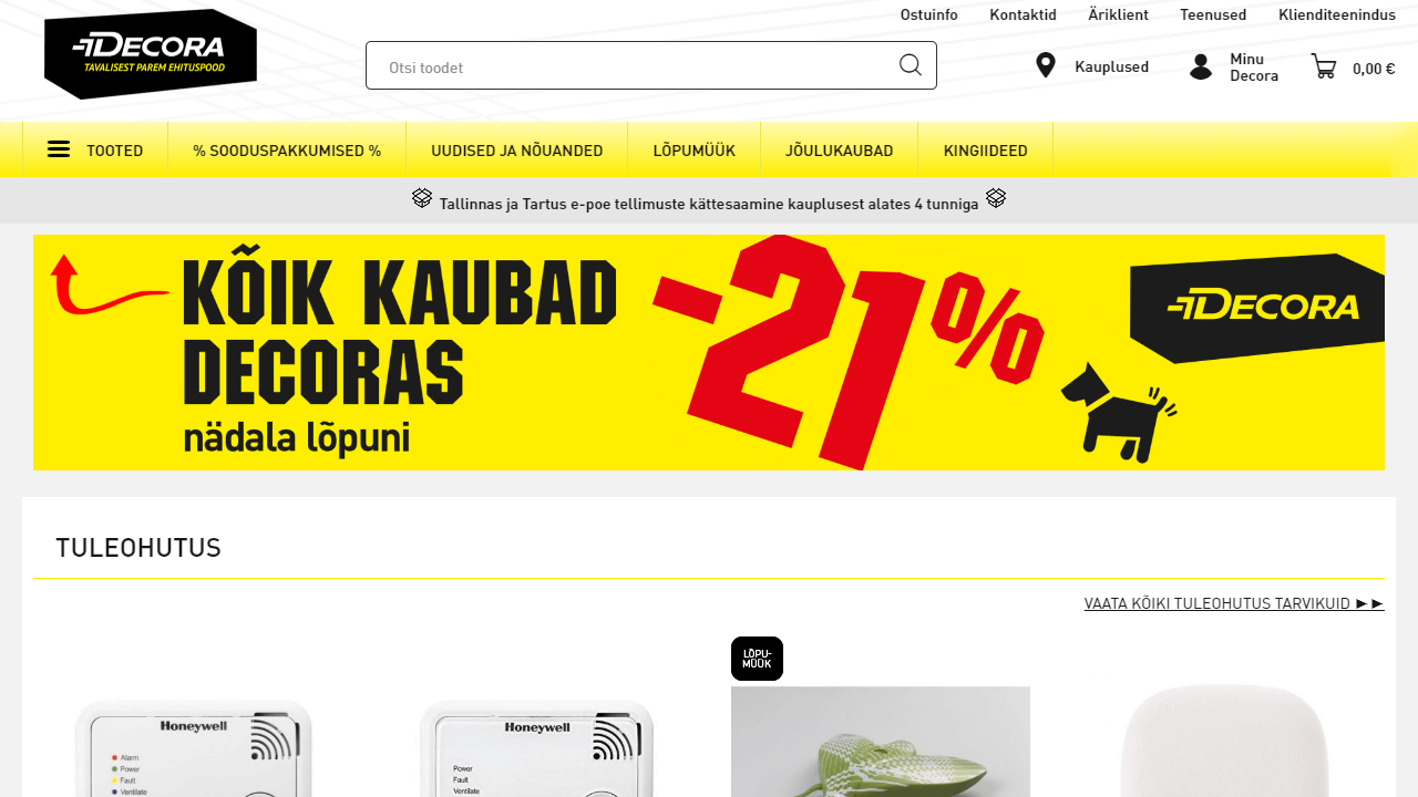 Decora – Magento Commerce 2 webbutik – Lumav Commerce
